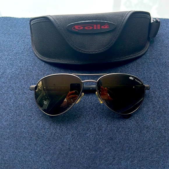 bolle | Accessories | Bolle Zyrium Polarized Aviators With Case Made In ...